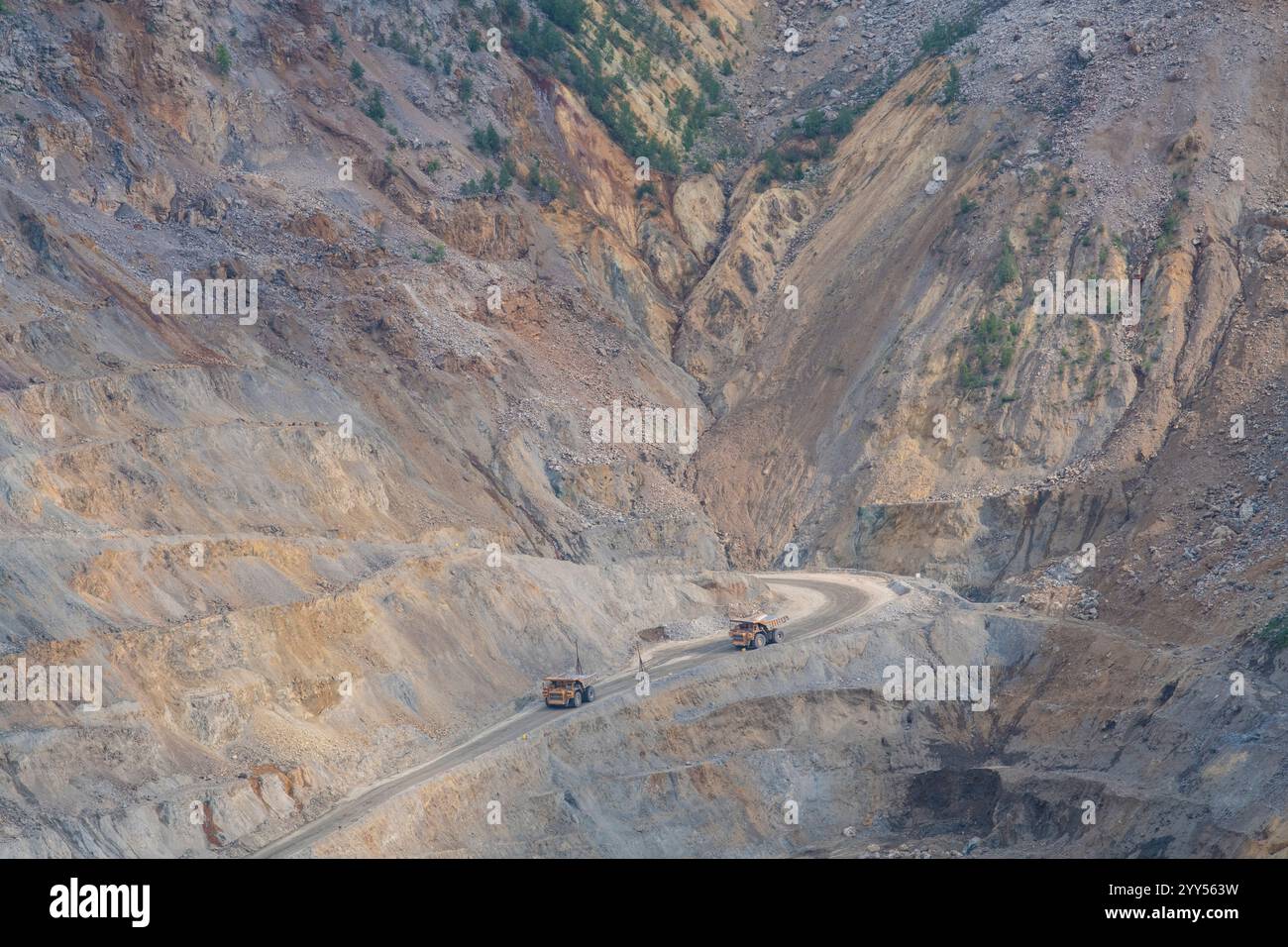 Mine copper Majdanpek, one of the largest copper mines in Serbia ...