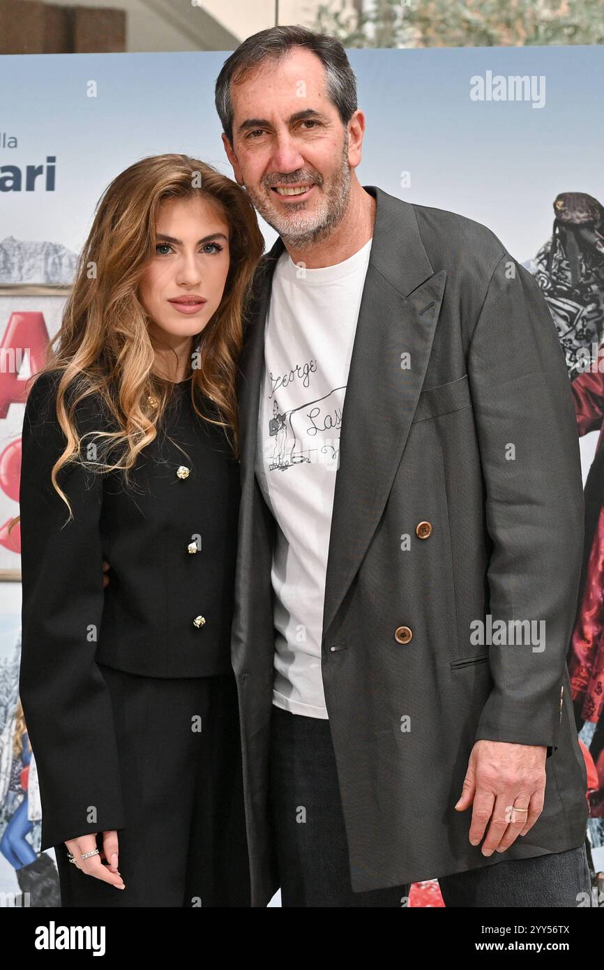 Photocall Cortina Express movie Agata Samperi, Paolo Calabresi during ...