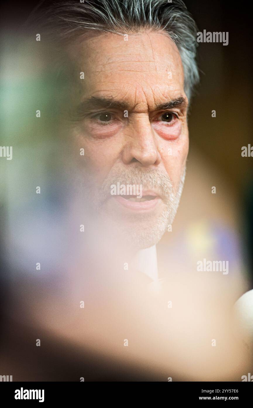 BRUSSELS - Prime Minister Dick Schoof arrives for an EU summit. At the ...