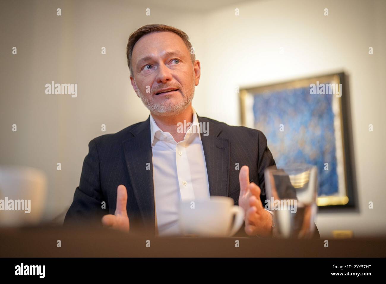 Berlin, Germany. 19th Dec, 2024. Christian Lindner, party chairman of ...
