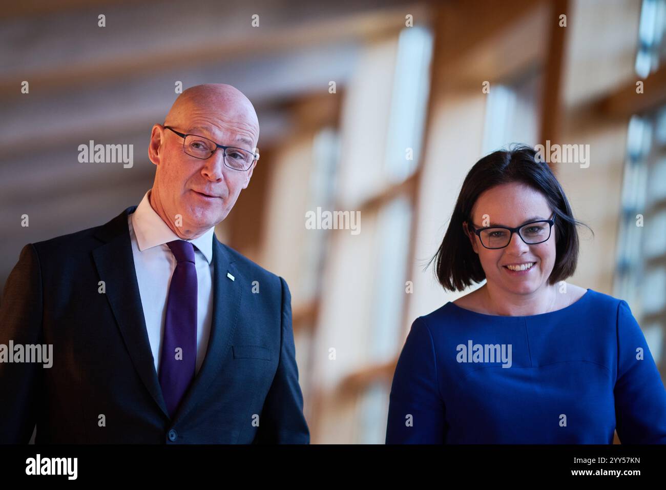 Edinburgh Scotland, UK 19 December 2024. First Minister John Swinney ...