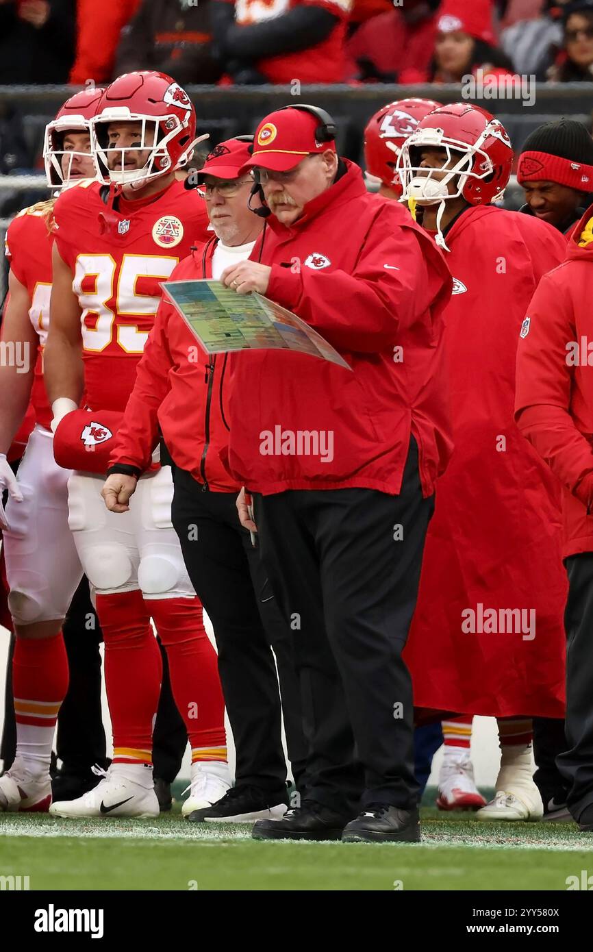 Kansas City Chiefs head coach Andy Reid stands on the sideline during ...