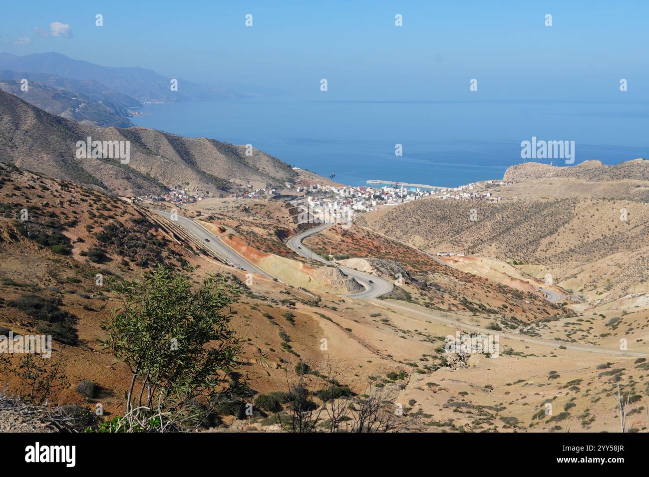El Jebha, a port town on Morocco Mediterranean coast, North Africa ...