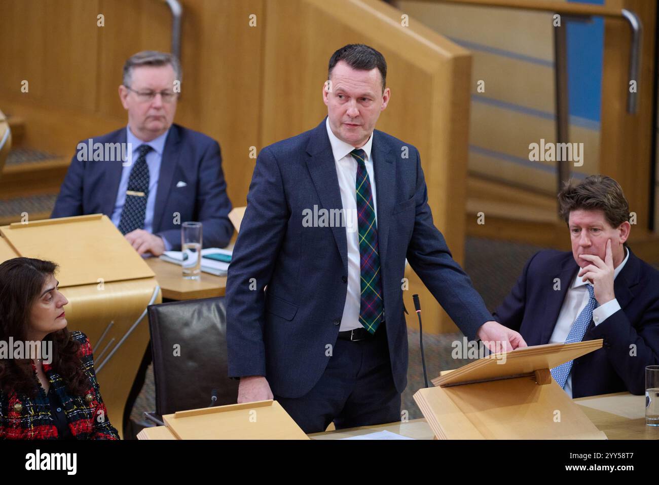 Edinburgh Scotland, UK 19 December 2024. Russell Findlay at the ...