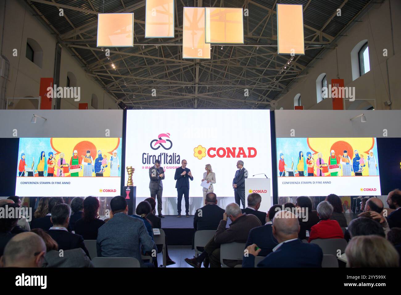 Milano, Milano. 19th Dec, 2024. Presentazione Partnership tra Giro d ...