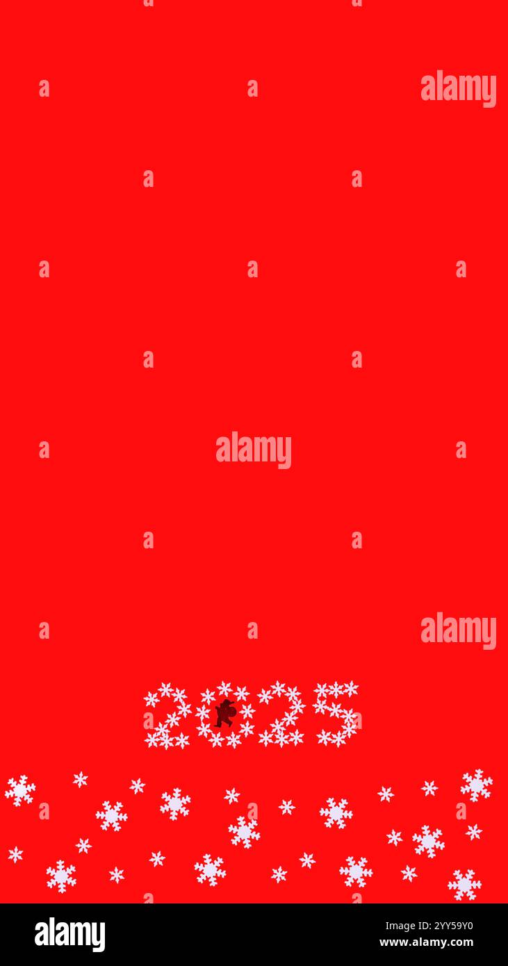 Minimal 2025 new year hi-res stock photography and images - Alamy