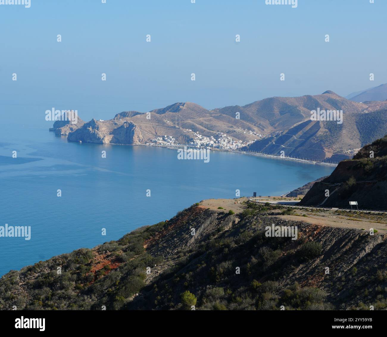 El Jebha, a port town on Morocco Mediterranean coast, North Africa ...