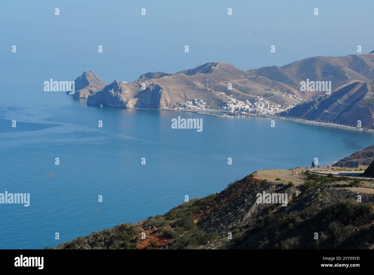 El Jebha, a port town on Morocco Mediterranean coast, North Africa ...