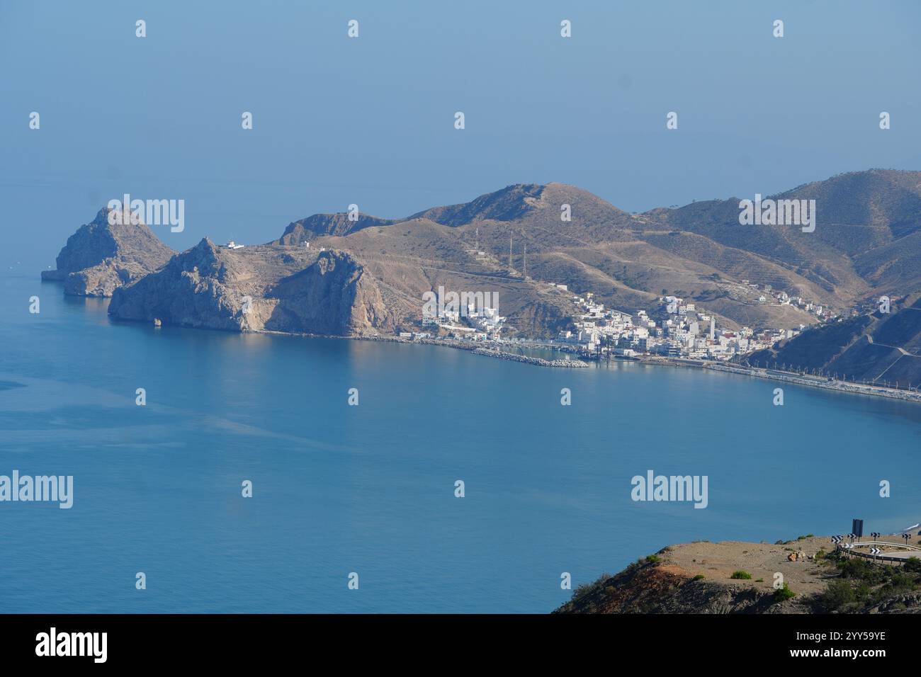 El Jebha, a port town on Morocco Mediterranean coast, North Africa ...