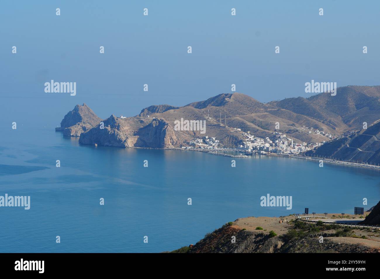 El Jebha, a port town on Morocco Mediterranean coast, North Africa ...