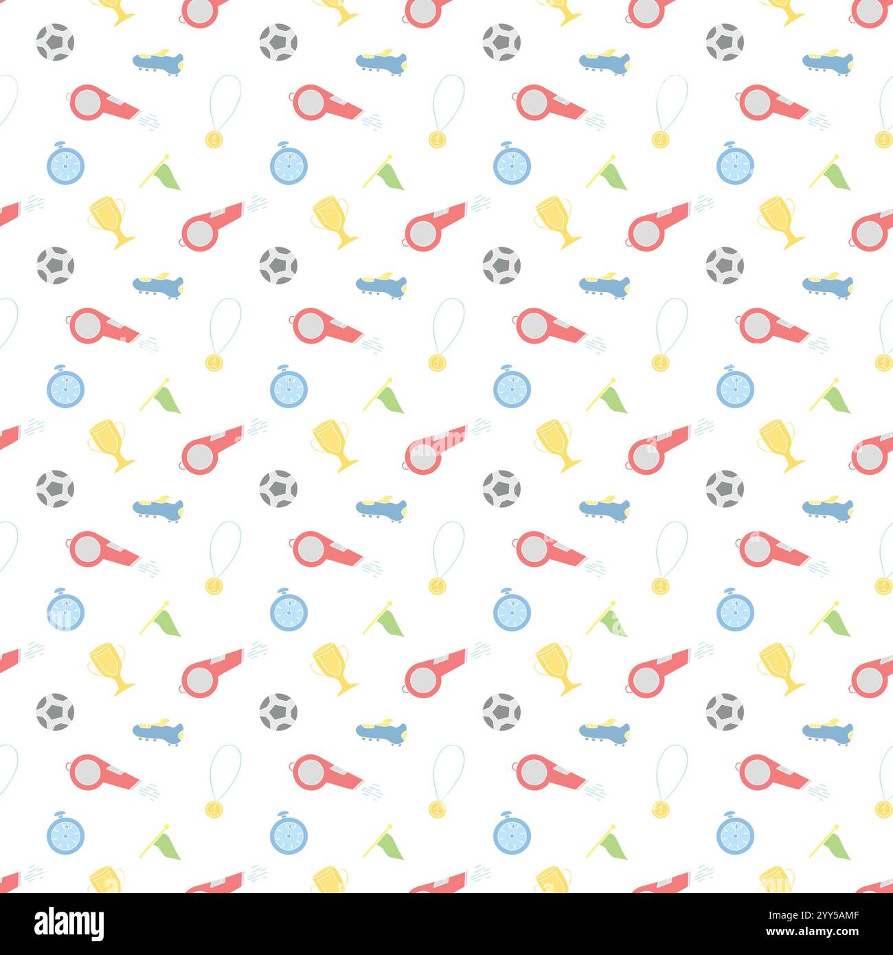 Seamless sport pattern. Background with sports icons Stock Vector Image ...