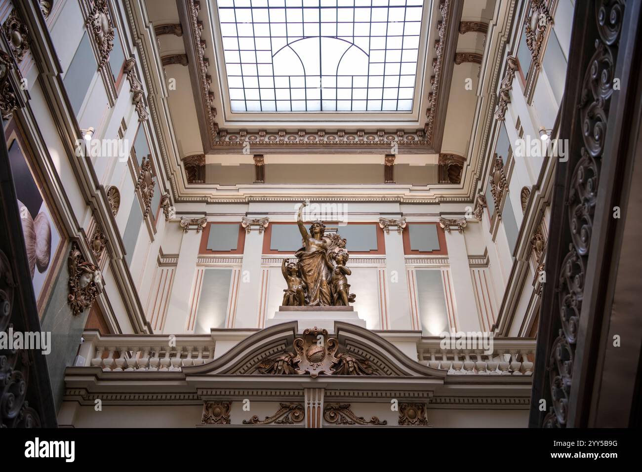 Inside interior of Beautiful Old vintage Building in Savamala of ...