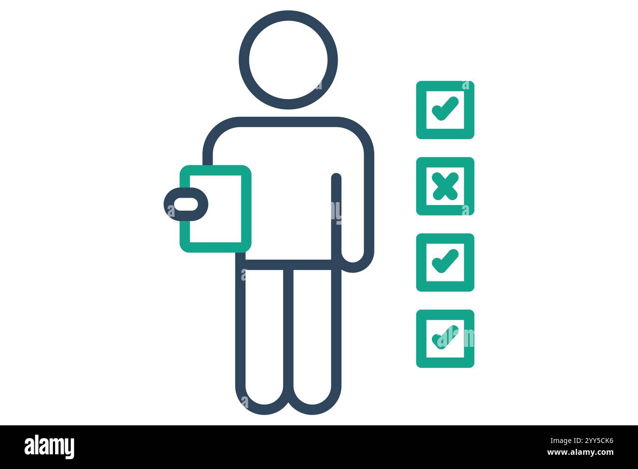 Accountability icon. line icon style. icon related to charity. donation elements vector ...