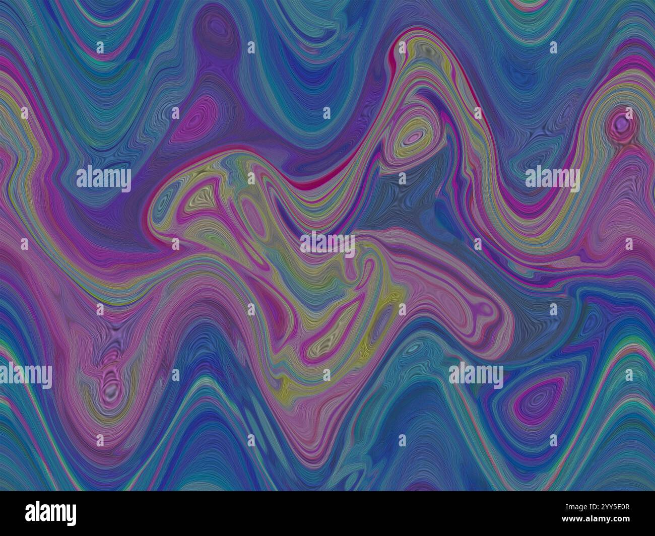 Colourful swirled pattern in pink, purple, blue colours. Wavy fluid ...