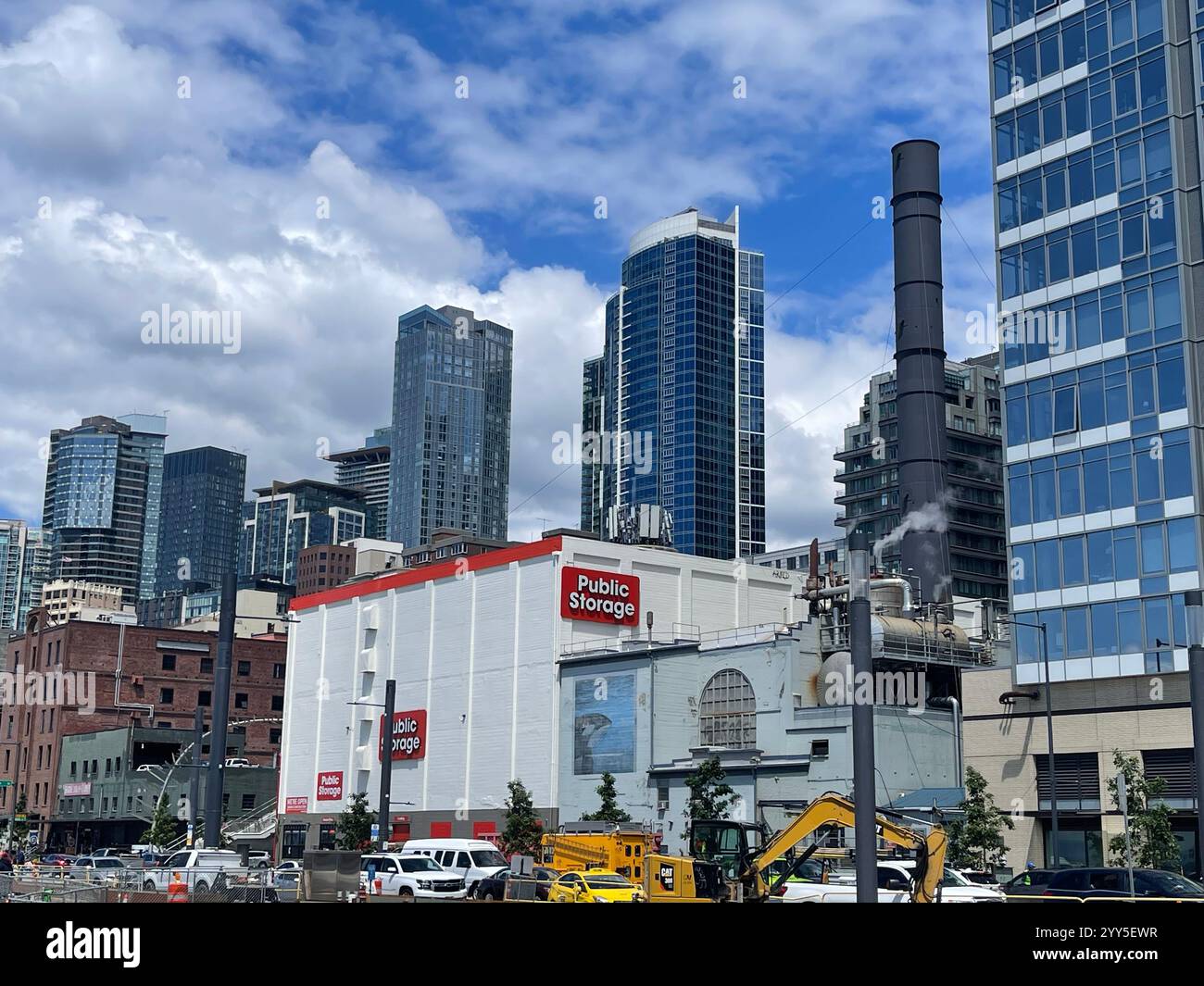 The Pier 66 area in Seattle. The mix of contemporary architecture ...