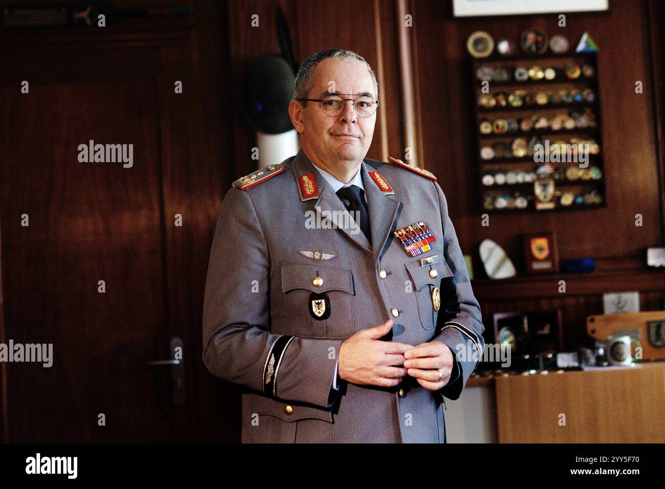 Strausberg, Germany. 18th Dec, 2024. Lieutenant General Alfons Mais ...