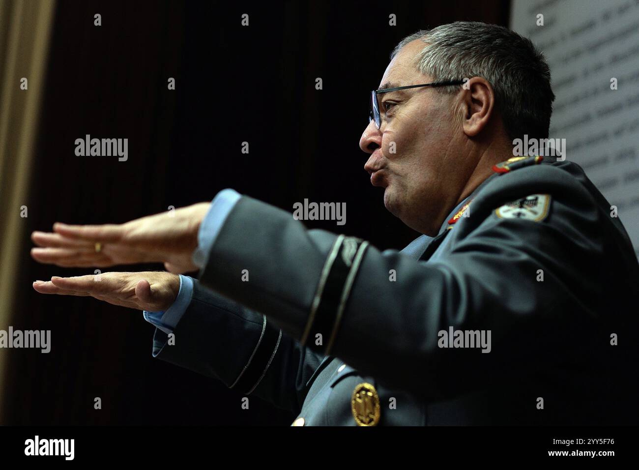 Strausberg, Germany. 18th Dec, 2024. Lieutenant General Alfons Mais ...