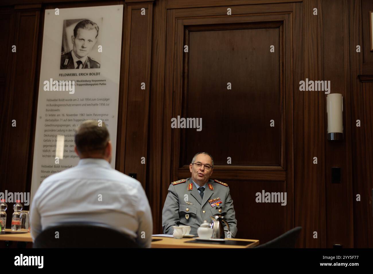 Strausberg, Germany. 18th Dec, 2024. Lieutenant General Alfons Mais ...