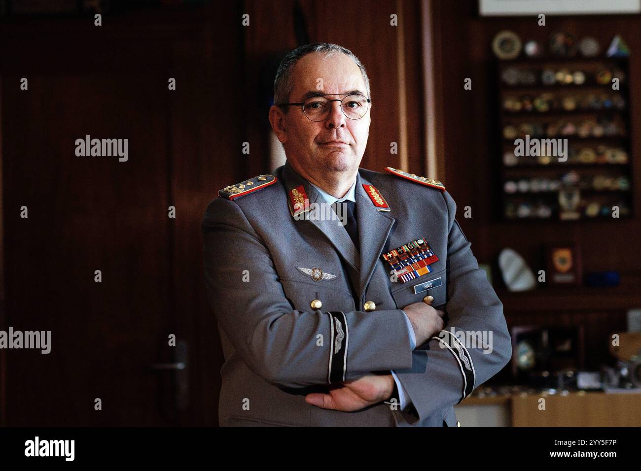 Strausberg, Germany. 18th Dec, 2024. Lieutenant General Alfons Mais ...