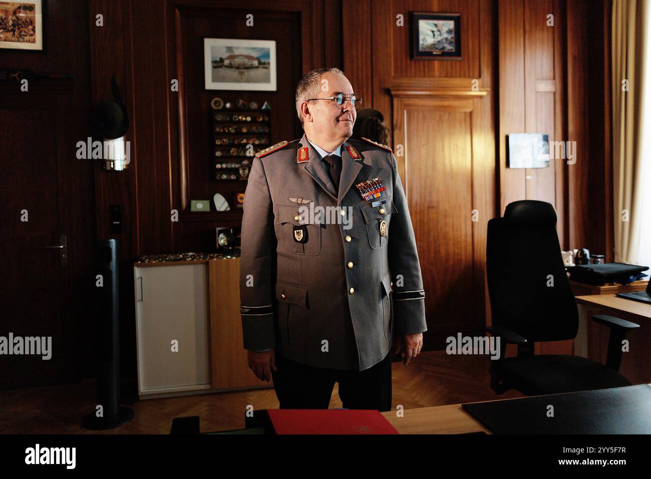 Strausberg, Germany. 18th Dec, 2024. Lieutenant General Alfons Mais ...