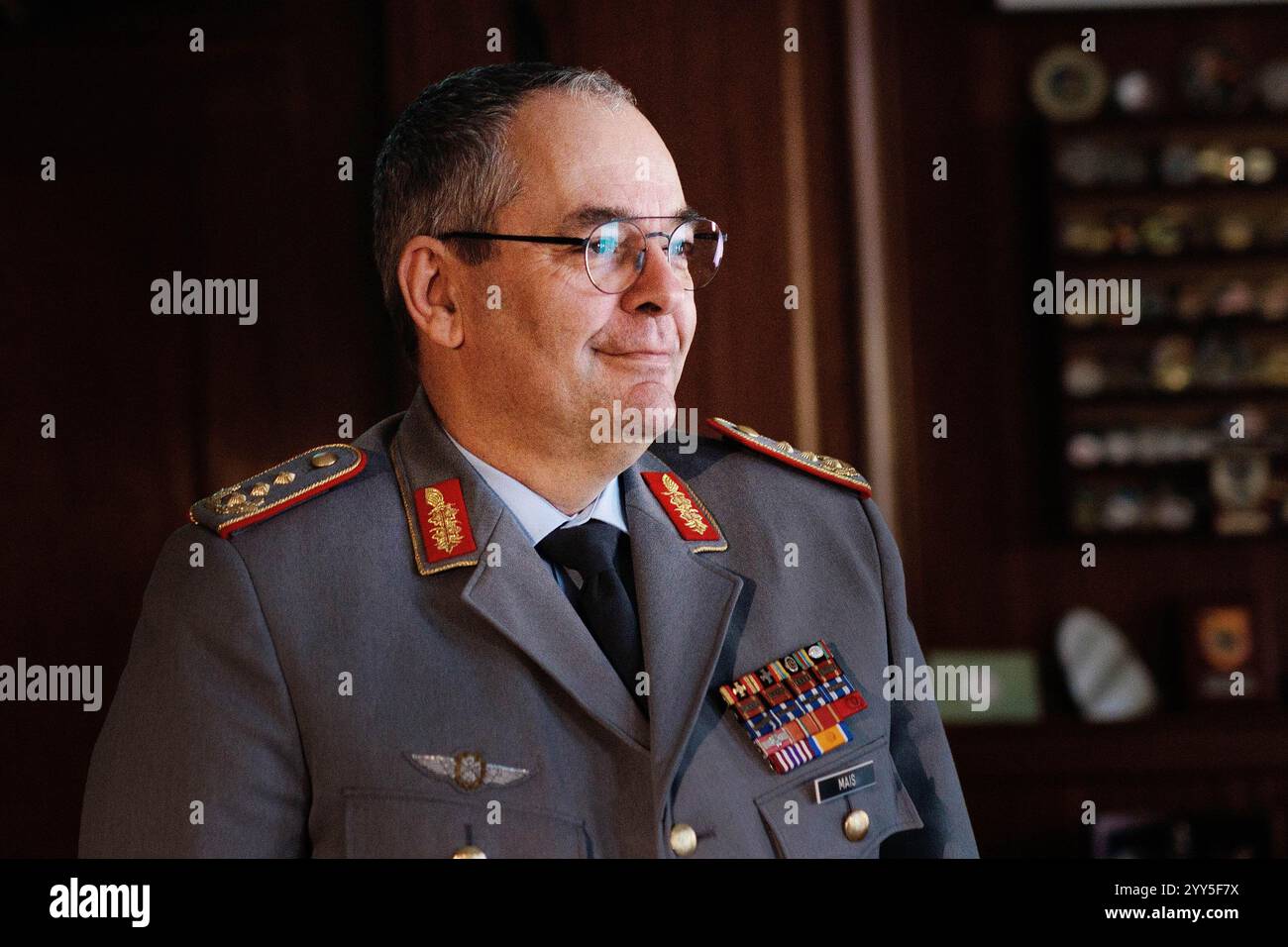 Strausberg, Germany. 18th Dec, 2024. Lieutenant General Alfons Mais ...