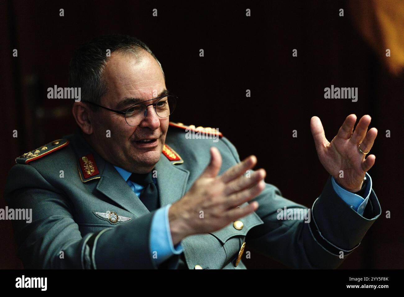 Strausberg, Germany. 18th Dec, 2024. Lieutenant General Alfons Mais ...