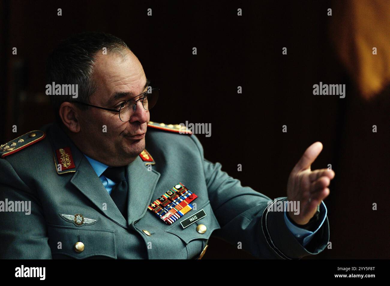Strausberg, Germany. 18th Dec, 2024. Lieutenant General Alfons Mais ...