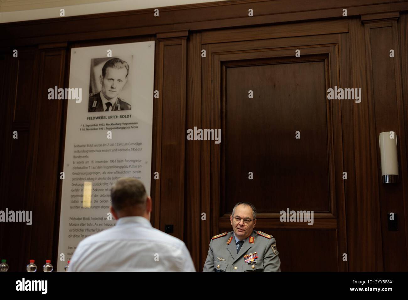 Strausberg, Germany. 18th Dec, 2024. Lieutenant General Alfons Mais ...