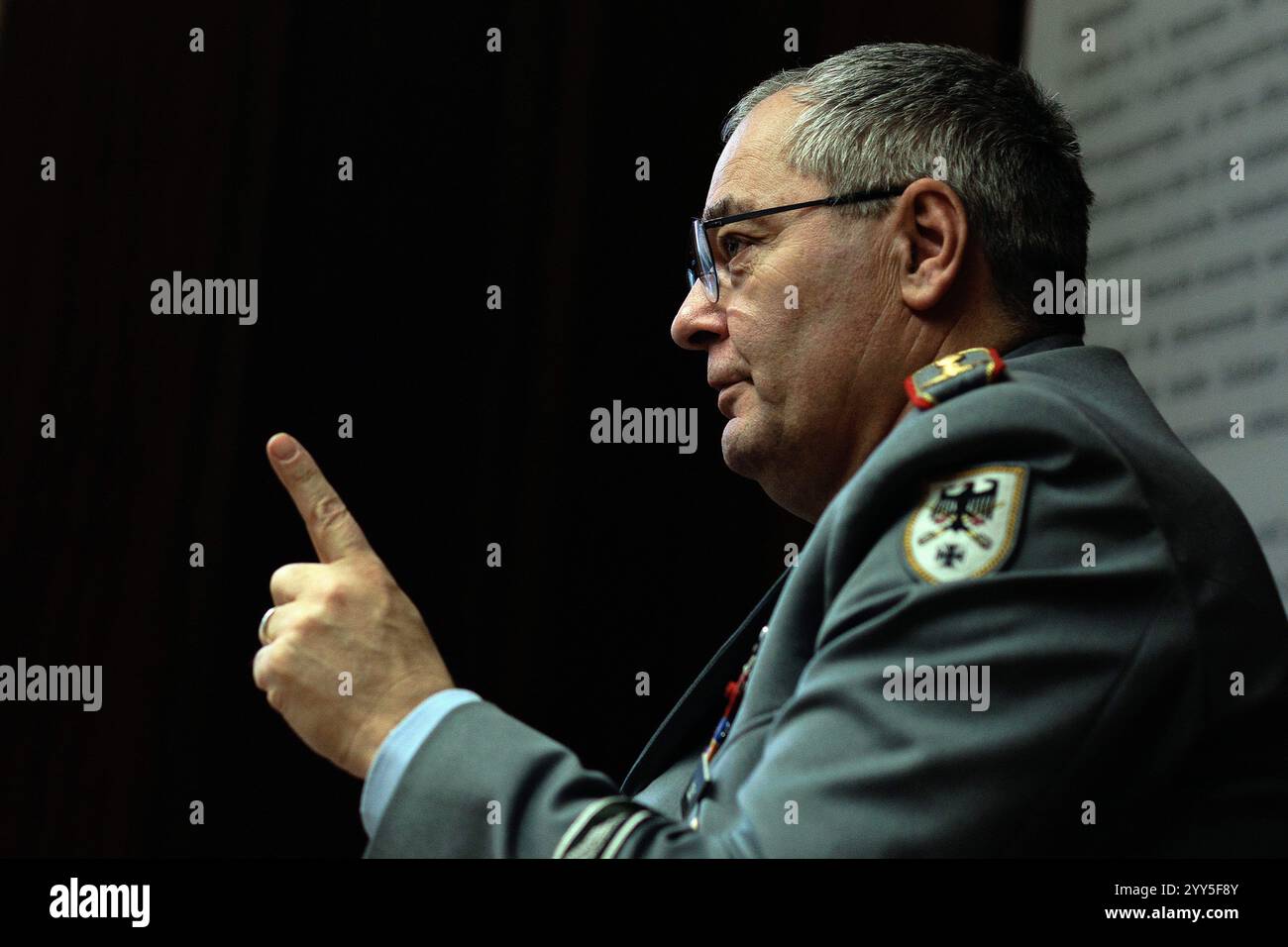 Strausberg, Germany. 18th Dec, 2024. Lieutenant General Alfons Mais ...