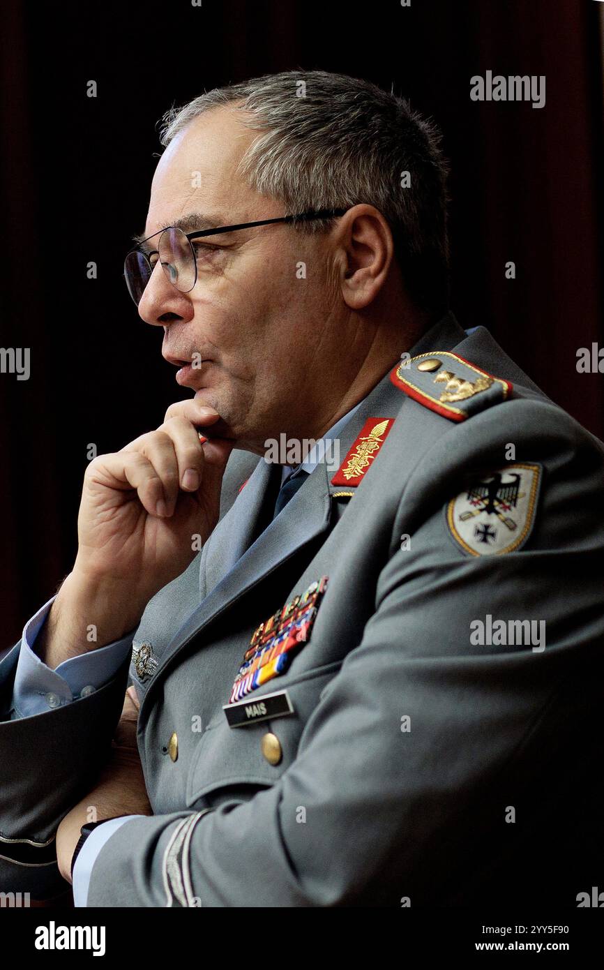 Strausberg, Germany. 18th Dec, 2024. Lieutenant General Alfons Mais ...