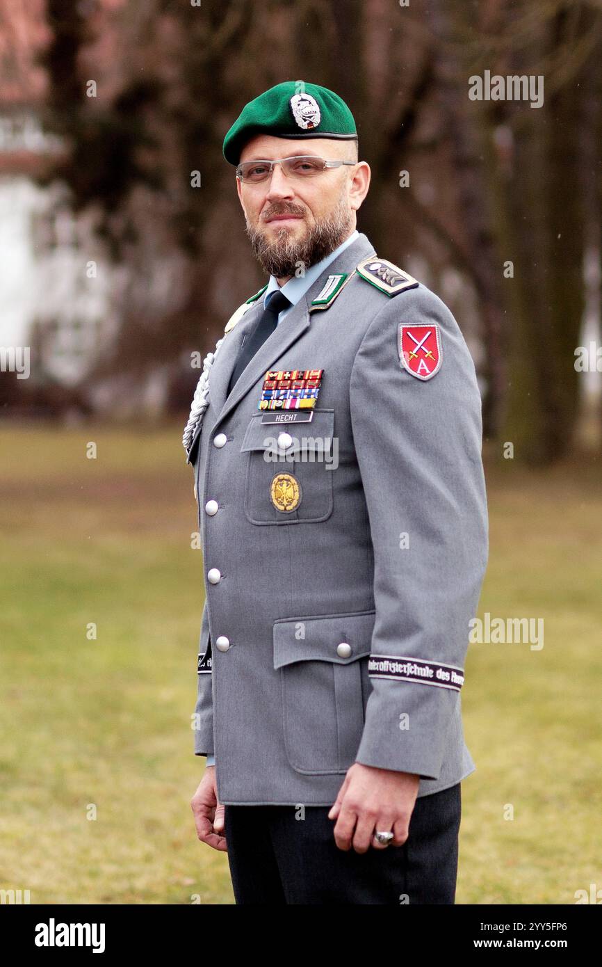 Strausberg, Germany. 18th Dec, 2024. The recipient of the Cross of ...