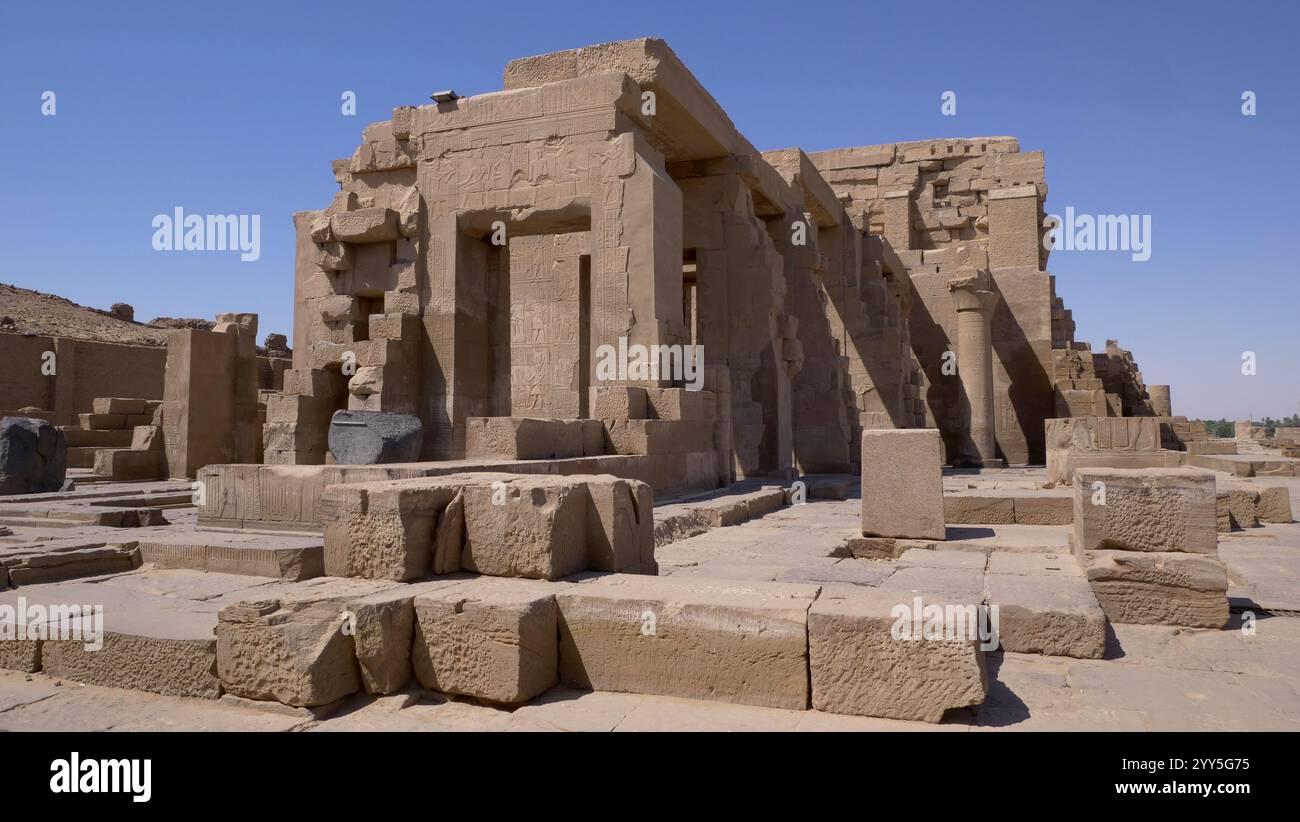 The Temple of Sobek and Haroeris, Temple of Kom Ombo, Egypt Stock Photo ...