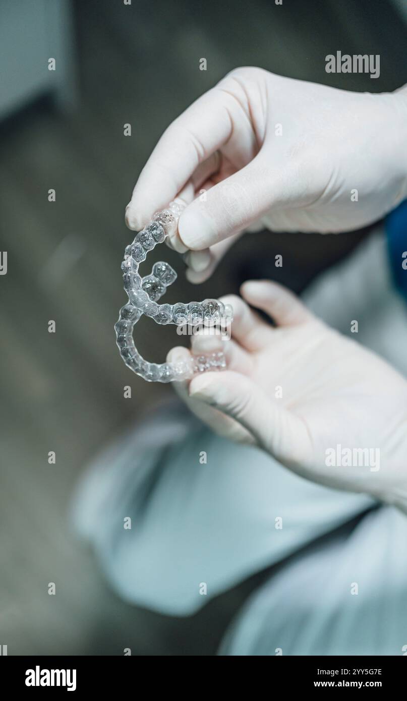 Invisalign aligners hi-res stock photography and images - Alamy