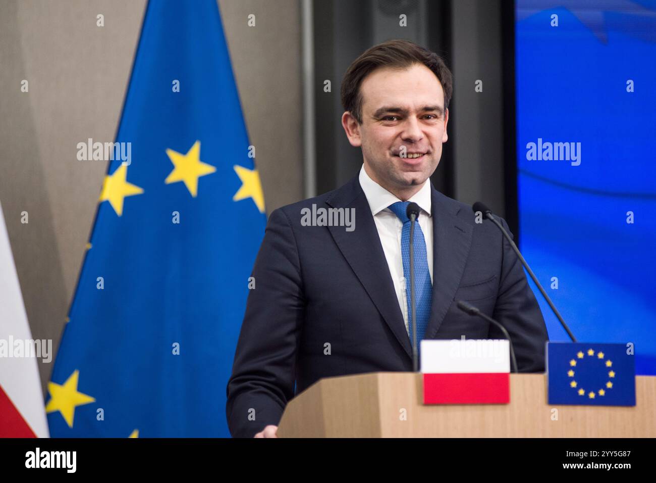 Warsaw, Poland. 19th Dec, 2024. Andrzej Domanski, Poland's Minister of ...