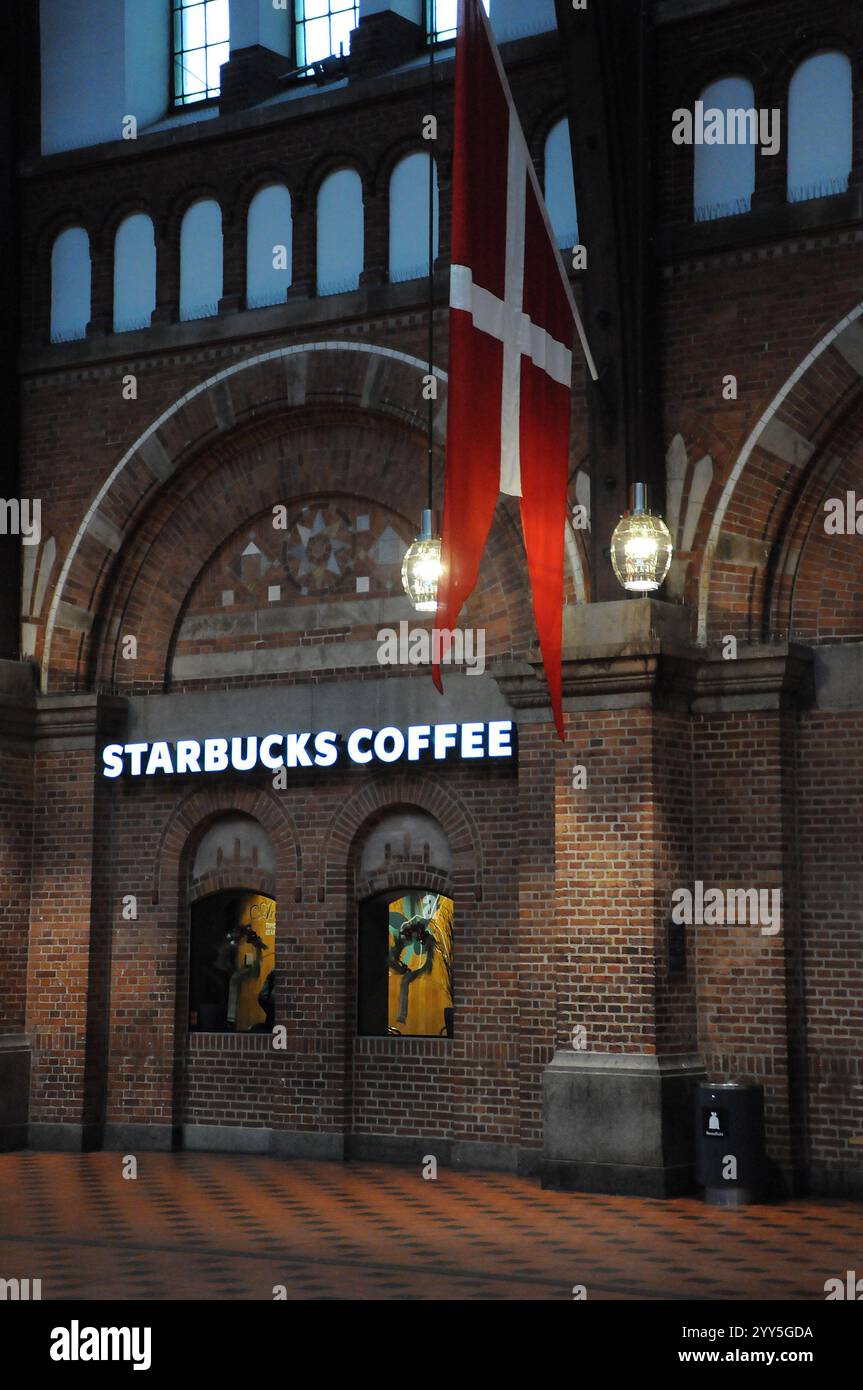 Copenhagen/Denmark /19 december.2024/ Seattle chain star bucks coffee ...