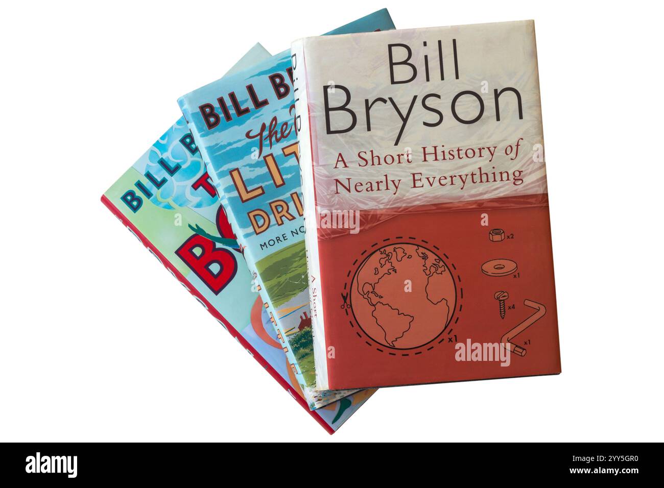 Selection of Bill Bryson books with A Short History of Nearly ...