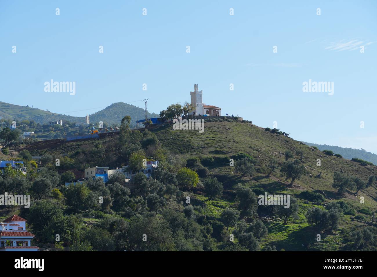 Spanish Mosque, Chefchaouen built 15th Century, Morocco,Africa Stock ...