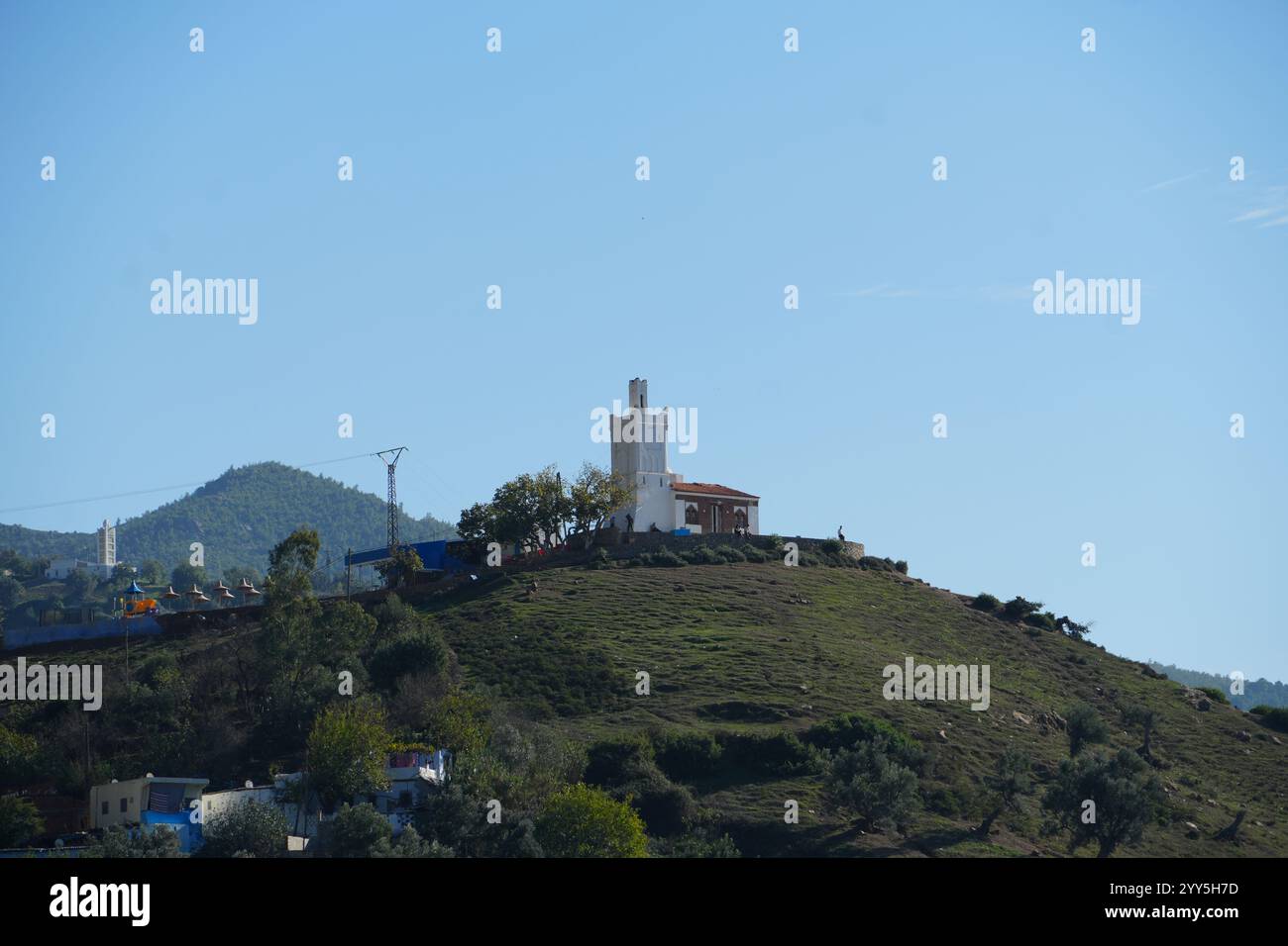 Spanish Mosque, Chefchaouen built 15th Century, Morocco,Africa Stock ...