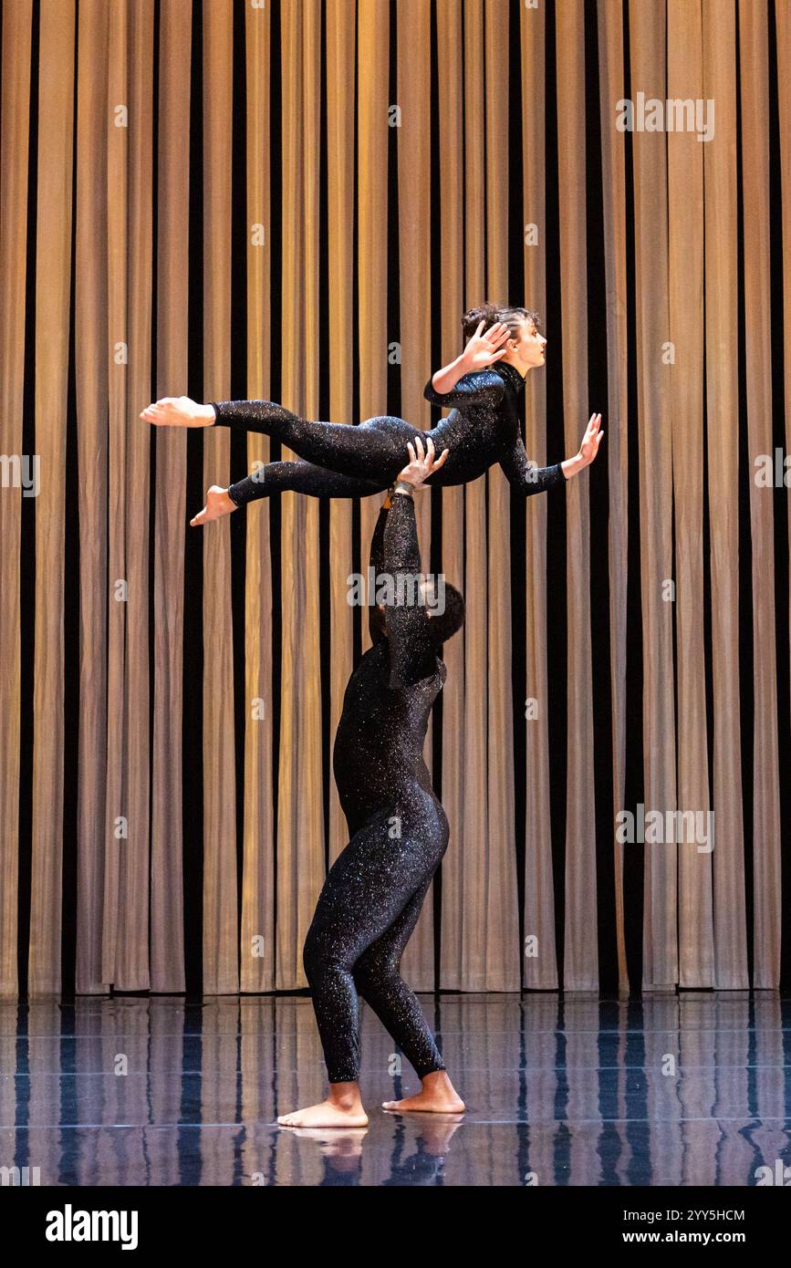 London, 19th December 2024, Acrobats from Australian Circus Troupe ...