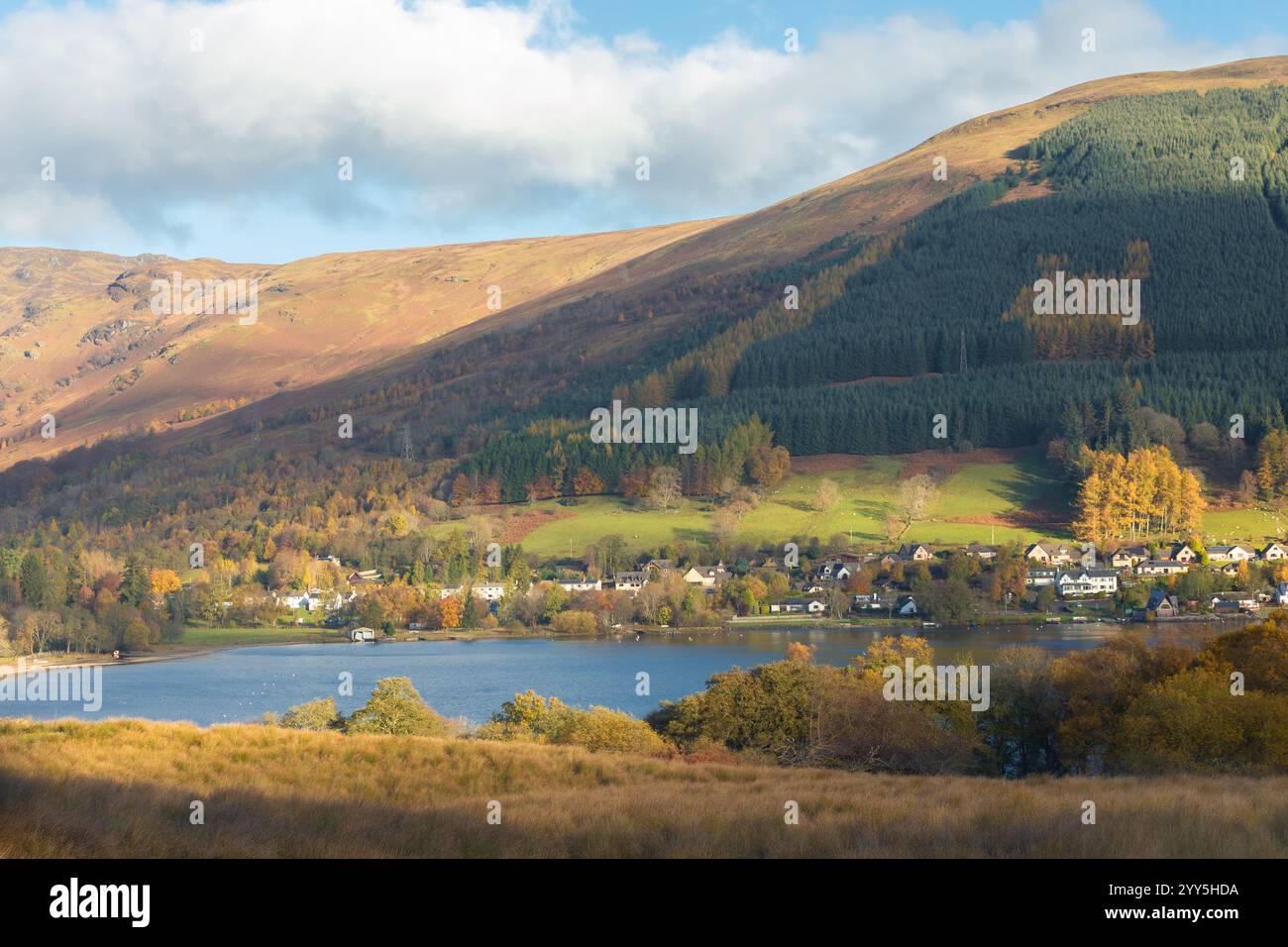 Loch earn camping hi-res stock photography and images - Alamy