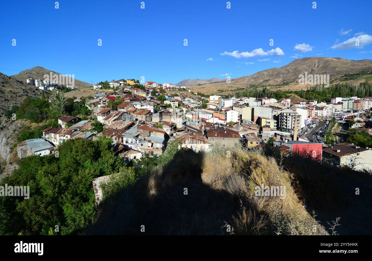 A view from Ispir Castle in Ispir, Erzurum, Turkey Stock Photo - Alamy