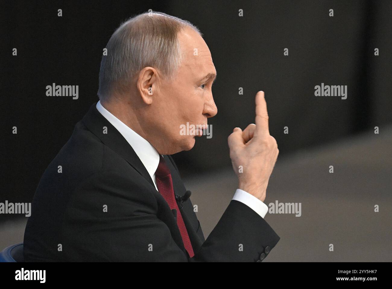 Russian President Vladimir Putin during a press conference. Credit ...