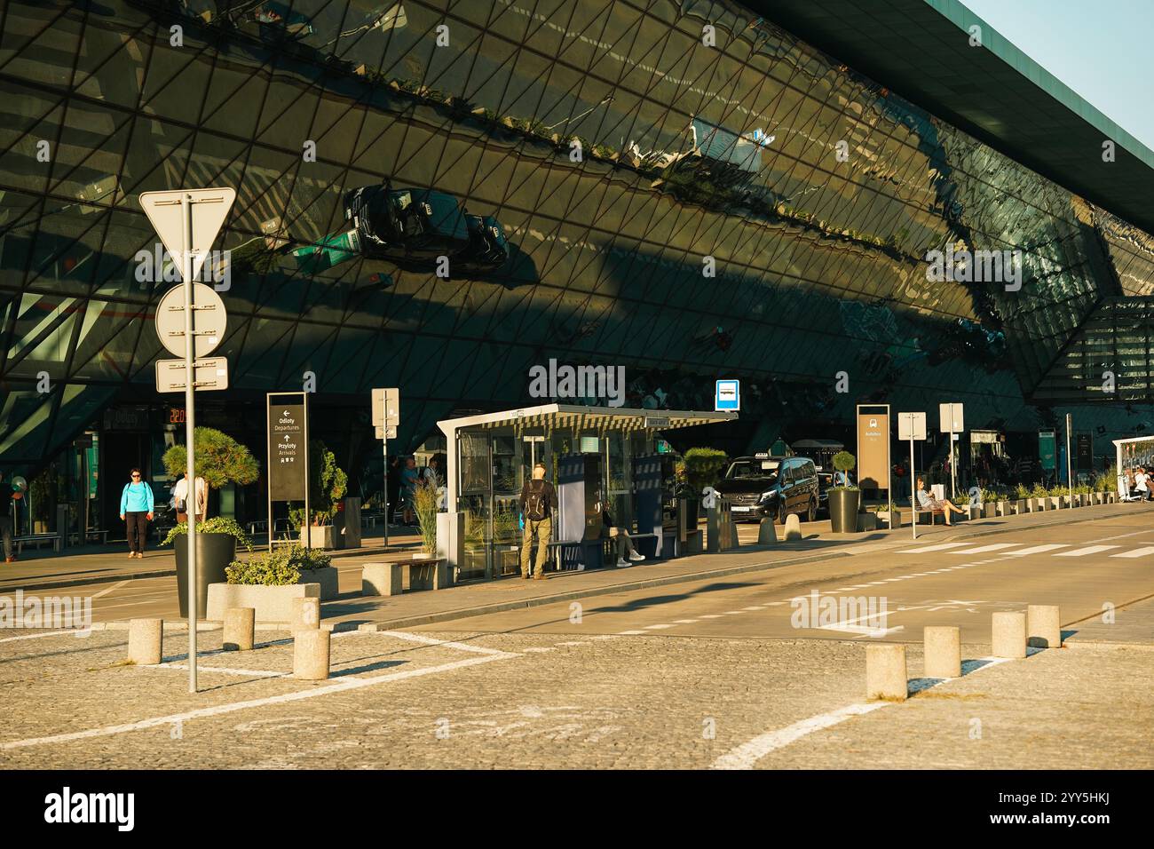 BALICE, POLAND, SEPTEMBER 15, 2023: John Paul II Krakow w Balice ...
