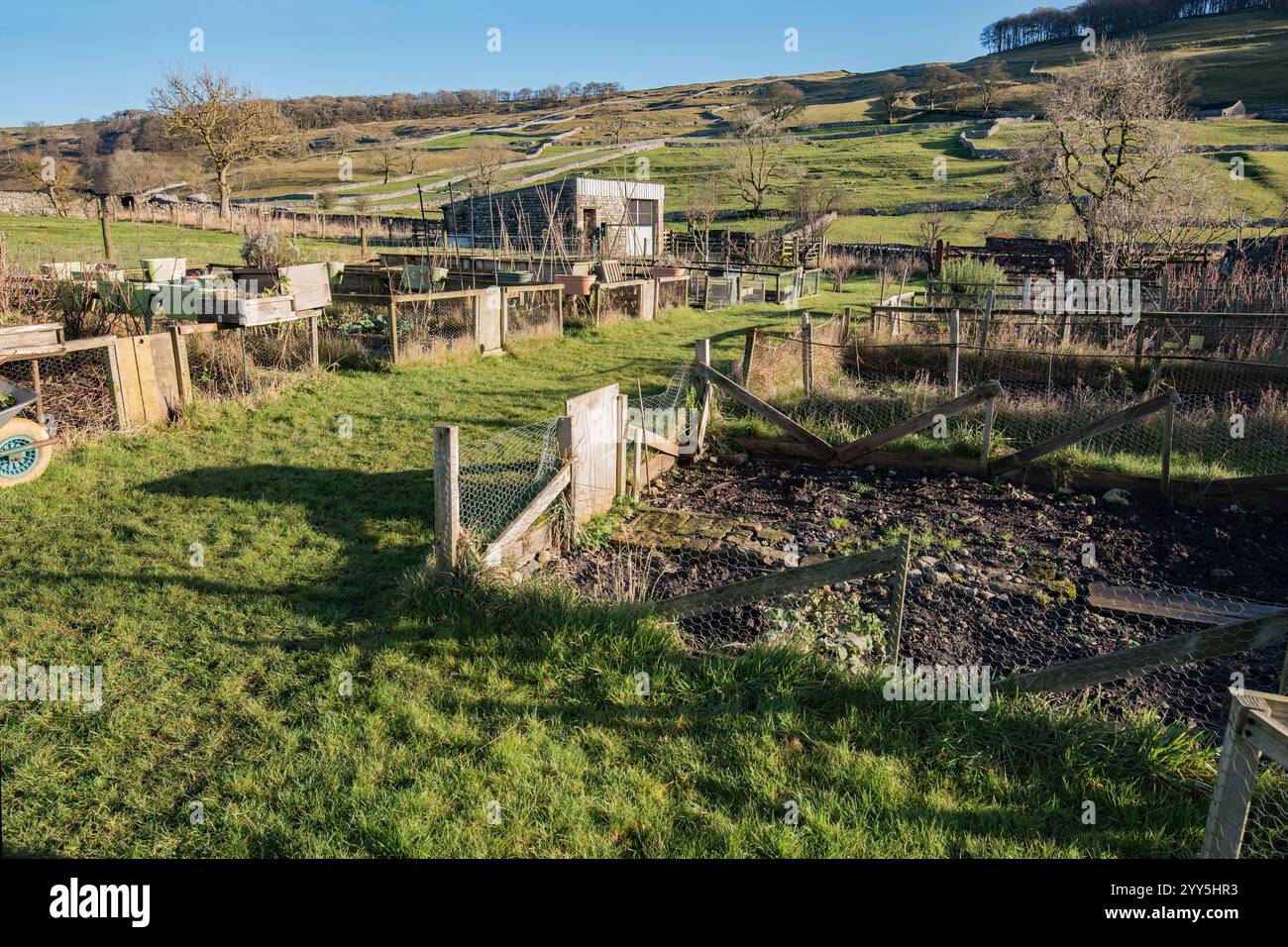 Manageable sized plots at a lovely allotment site located just above ...