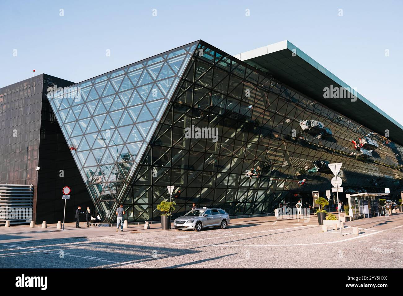 BALICE, POLAND, SEPTEMBER 15, 2023: John Paul II Krakow w Balice ...