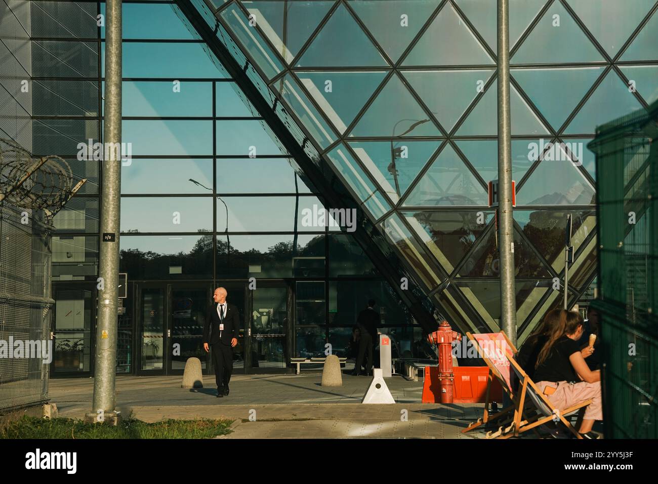 BALICE, POLAND, SEPTEMBER 15, 2023: John Paul II Krakow w Balice ...