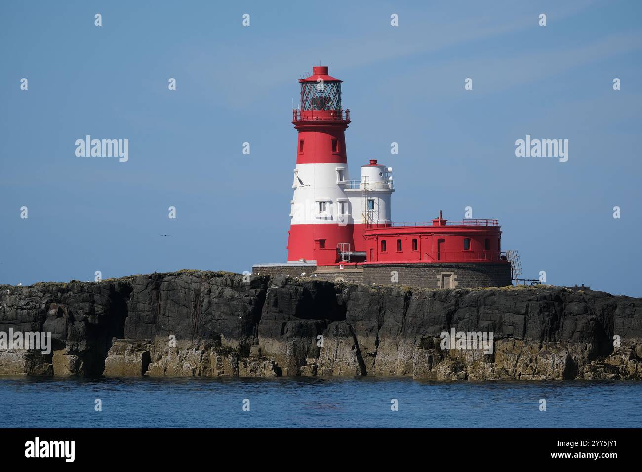 Longstone Lighthouse is an active 19th century lighthouse on Longstone ...