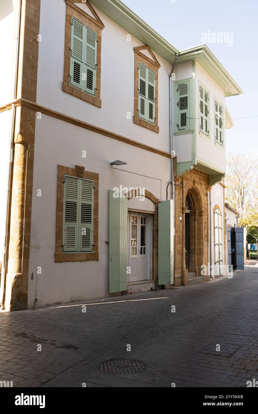 A quiet and hidden lane in the historic, resident part of capital of ...