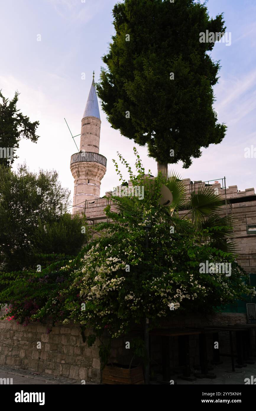 Tower of Nabawi Mosque, Medina, Masjid Nabawi. Saudi Arabia Stock Photo ...