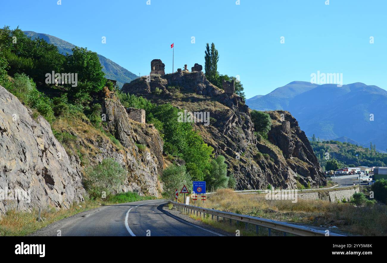 A view from Ispir Castle in Ispir, Erzurum, Turkey Stock Photo - Alamy